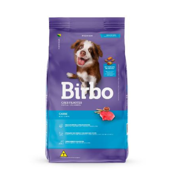 Ração Birbo Premium Carne para Cães Filhotes